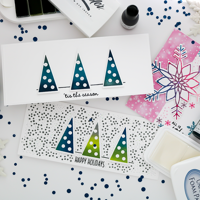 See How to Make Your Own Customized Ink Pads + Slimline Holiday Cards ...