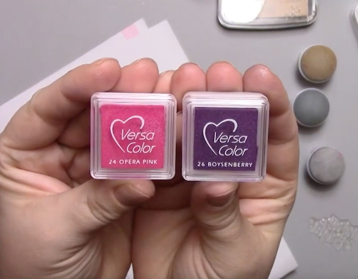 Blended Christmas Holiday Background with VersaColor | Imagine